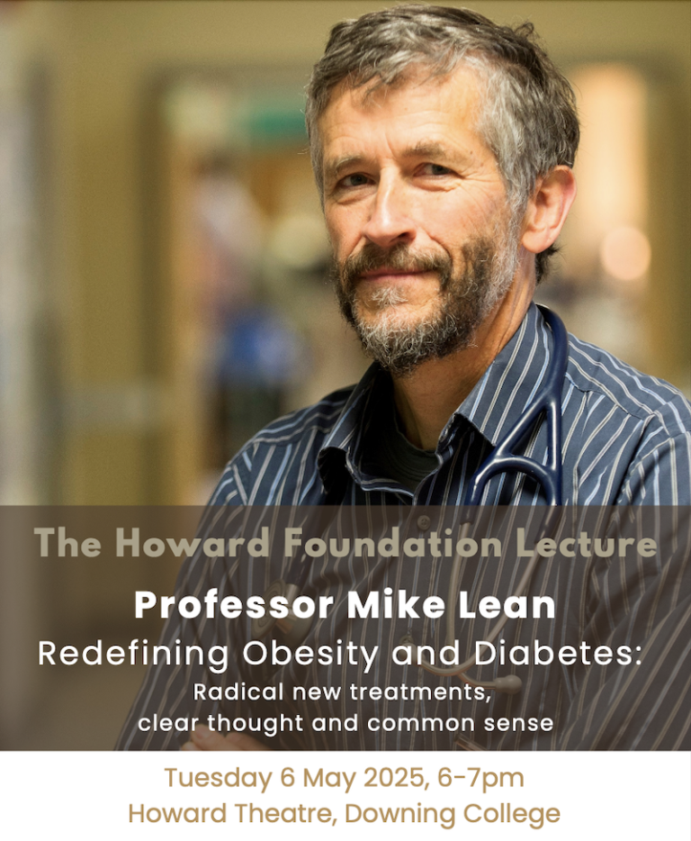 2025 Howard Lecture at Downing College